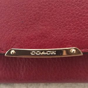 Coach | Bags | Never Been Used Small Red Coach Card Holder | Poshmark